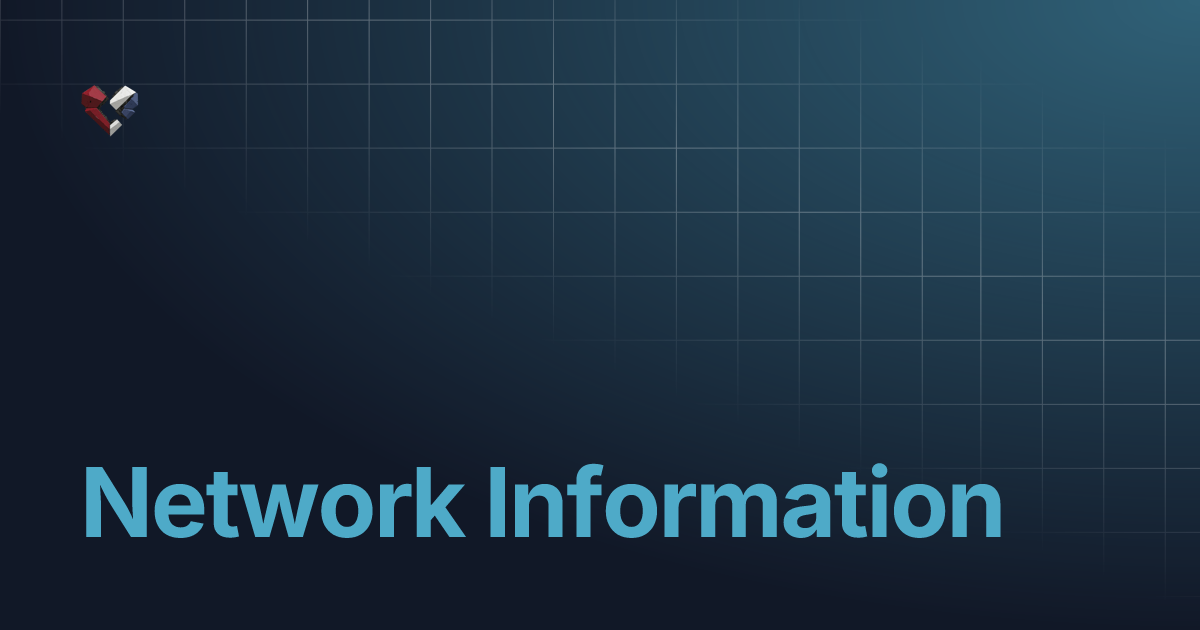 Network Information | KAI Now